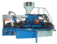 China KT-618 24-Station Rotary Slipper Making Machine | 300-500 Pcs/Hour | 100 TON Clamping Force for sale