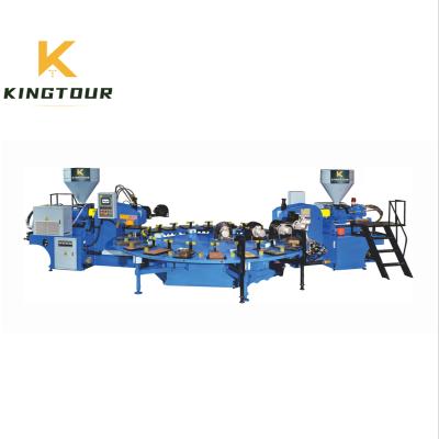 China KT-816 Two Color PVC Sole Making Machine 60500W with PLC Control for Footwear Manufacturing for sale