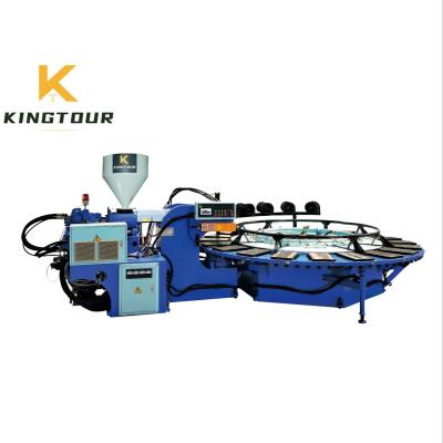 China KT-656 Rotary PP Midsole Injection Molding Machine for High Heel Shoes - 100m² Footprint with PLC Control for sale