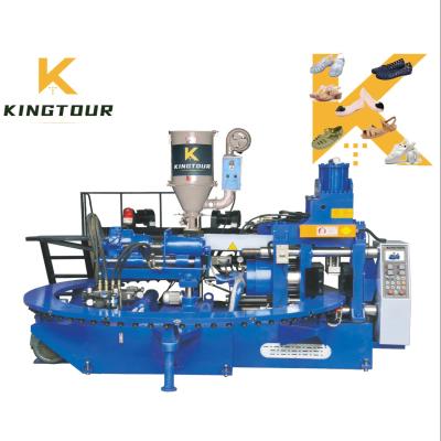 China PLC Automatic Control Jelly Shoes Machine 18500W PVC Shoe Making with 80T-120T Clamping Force for sale