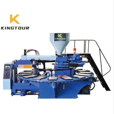 China KT-616 Rotary PVC/TPR Sole Injection Molding Machine - 100 sqm Footprint, Multi-Color Capability for Shoe Manufacturing for sale