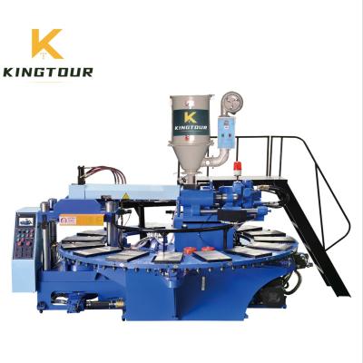 China KT-626 Rotary Shoe Sole Making Machine for PVC TPR TPU TR Materials - 100m² Space Requirement, 2 Operators for sale