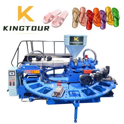 China KT-618 Automatic PVC Slipper Making Machine 24 Station 300-440 Pcs/Hour 80-120T Clamping Force for sale