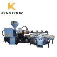 China KT-666 Rotary PVC/TPR Sport Shoe Sole Making Machine 400-660 Pcs/Hour 18.5kW Motor for sale