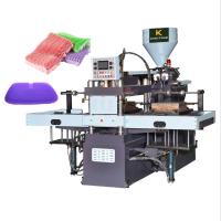 China 2 Station TPE Pillow Mattress Injection Molding Machine 220 Ton Clamping Force 120mm Screw for sale