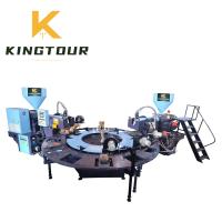 China 12 Station Two Color PVC TPR TPU Sole Injection Molding Machine 80T Clamping Force for sale