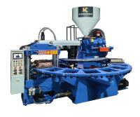 China KT-6186 16-Station Rotary PVC Slipper Making Machine with 80-120T Clamping Force and 300-440 Pcs/Hour Production for sale