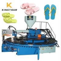 China KT-618C 24 Station PVC Slipper Making Machine with 80-120T Clamping Force and 300-440 Pcs/Hour Production for sale