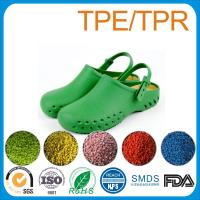 China TPE Shoe Raw Material 1000 kg Bulk for Rotary Machine Footwear Sole Production for sale