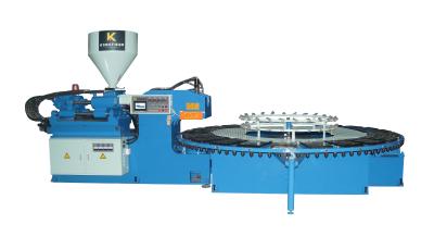 China KT-656 Rotary PP Insole Injection Molding Machine 380V/220V with 100m² Footprint for High Heel Shoe Production for sale