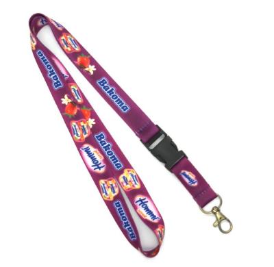 China Custom Metal String Clip Lanyard for ID Badges Pocket Knife 60cm Length for sale