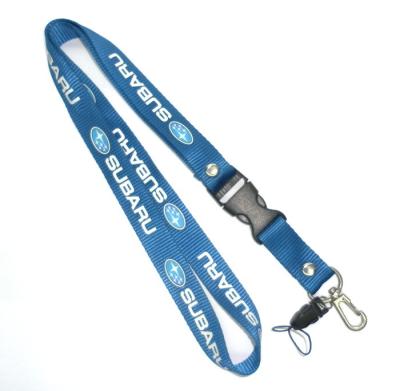 China Eco Friendly Multicolor Nylon Cell Phone Neck Lanyard 20 x 800 mm for sale