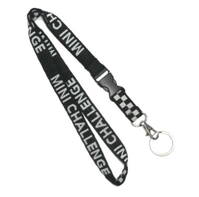 China Custom Dye Sublimation Lanyards with Metal Ring for ID Badges and Smartphones for sale