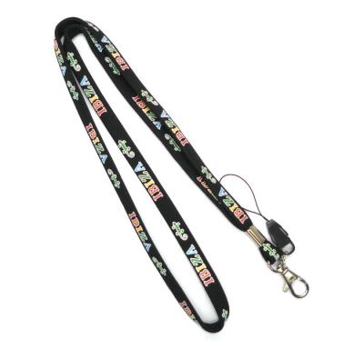 China Eco Friendly Tubular Lanyards with Cell Phone Holder Custom Logo 90cm Length for sale