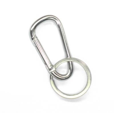 China 28mm Small Carabiner Keychain Clip High Rigidity Abrasion Resistance Durable for sale