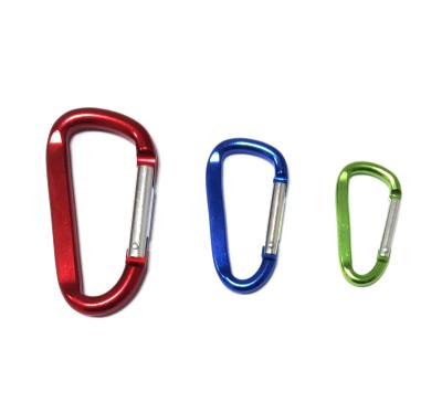 China Custom Metal Carabiner Keyring Clip 50mm Durable Eco Friendly Zinc Alloy for sale