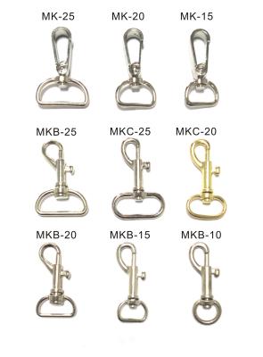 China Aluminum Copper Heavy Duty Carabiner Clip Lobster Hook 50kN 12mm Gate Opening for sale
