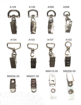 China Eco Friendly Durable Lanyard Accessory Clip 10mm 25mm for Name Badge for sale