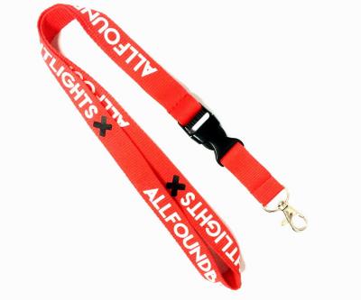 China Customizable Plastic Buckle Cell Phone Lanyard Neck Strap for Name Badges 15mm Width for sale