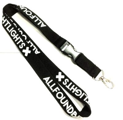 China Customized Logo And Color Silk Screen Lanyard / Key Chains Neck Strap for sale