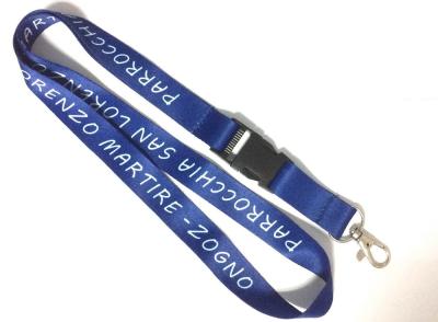 China Custom Promotional Dye Sublimation Lanyard with 100% Polyester Material for sale
