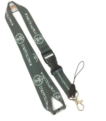 China Custom Printed Neck Lanyards for ID Cards Cell Phone Holder 2cm Wide 90cm Length for sale
