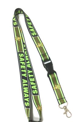China Custom Dye Sublimation Polyester Lanyards 1 Inch Wide Patone Color Neck Lanyards for Badges for sale