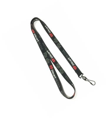 China Custom Dye Sublimation Lanyards with Swivel J Hook Attachment 2.5cm Width for sale