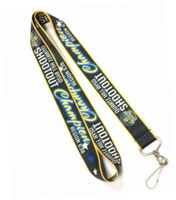 China Custom Dye Sublimated Lanyard with Swivel J Hook 90cm Length for Events for sale