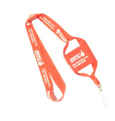 China Customized Promotional Custom Polyester Lanyards Mobil Phone Holder Pocket Lanyards for sale