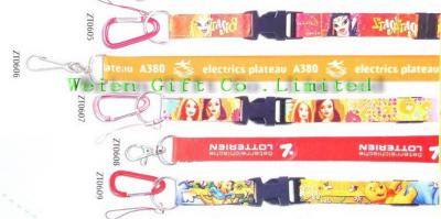 China Sunflower Dye Sublimation Custom Neck Lanyards / Logo Neck Keychain Strap for sale