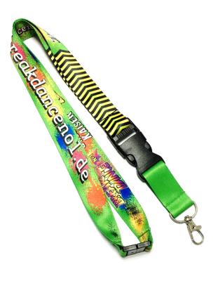 China Custom Dye Sublimated Lanyards Colorful Printing Logo Party Decoration 90cm Length for sale
