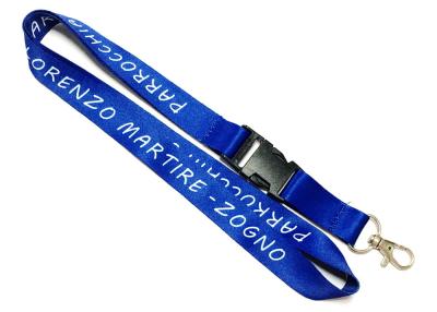 China Custom Metal Hook Breakaway Lanyards for Trade Show Staff Safety 90cm for sale