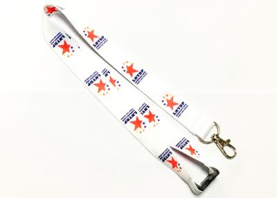 China Custom Full Color Dye Sublimated Lanyards with Safety Break Metal Hook 90cm for sale
