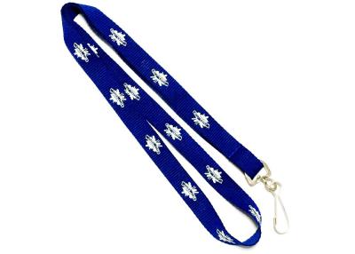 China Custom Sublimation Polyester Lanyards Single J Hook 2.5cm Width Eco Friendly for sale