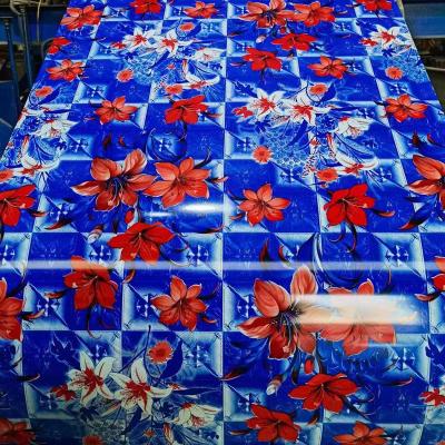 China 0.35mm Prepainted Galvanized Steel Coil Flower Pattern Color Coated for sale