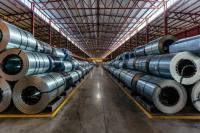 China Slit Edge Galvanized Steel Coil with Chromate Surface Finish and 30-150g/m2 Az Coating for sale