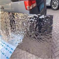 China AISI 304 Ss Plate 0.5mm Colored Water Ripple Sheet Stainless Steel Sheets In Room Dividers for sale
