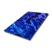 China Ss 201 304 316 Water Ripple Decorative Stainless Steel Plate Sheet for sale