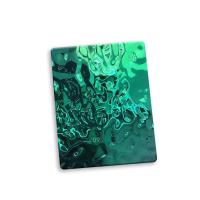 China Ss 201 304 316 Water Ripple Decorative Stainless Steel Plate Sheet for sale
