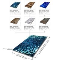 China Ss 201 304 316 Water Ripple Decorative Stainless Steel Plate Sheet for sale