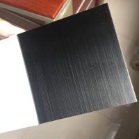 China 304 Stainless Steel Plate 304L HairLine Colorful Stainless Steel Sheet With Brushed Surface for sale