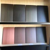 China 304 Stainless Steel Plate 304L HairLine Colorful Stainless Steel Sheet With Brushed Surface for sale