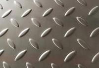 China Press Stamping 304 Patterned Textured Stainless Checkered Plate 1219mm for sale