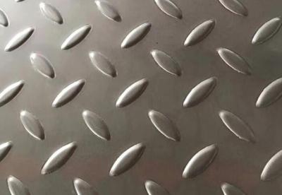 China Press Stamping 304 Patterned Textured Stainless Checkered Plate 1219mm for sale