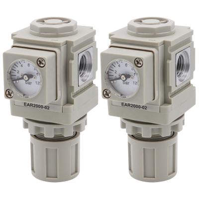 China Compressor Air Pressure Regulator Parts With Air Control Pressure Gauge 1.5 MPa for sale