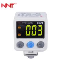China Adjustable Digital Air Pressure Switch NPN Open Collector with 2 Color Display for sale