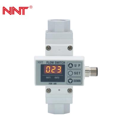 China Electronic Flow Switch Digital Air Flow Sensor Adjustable Paddle Type for sale