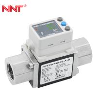 China 0.5-250L/Min Digital Water Flow Meters NPN PNP Open Collector Output for sale