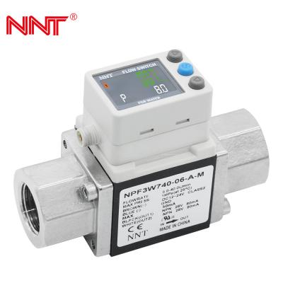 China 0.5-250L/Min Digital Water Flow Meters NPN PNP Open Collector Output for sale